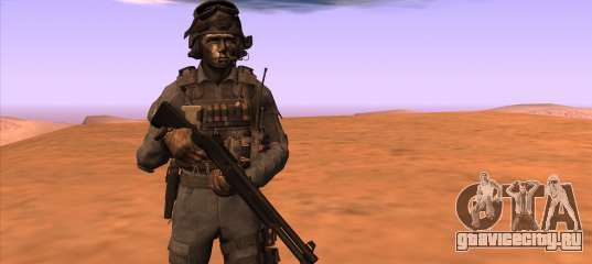 Lt. David Hesh Walker из Call Of Duty: Ghosts для GTA San Andreas