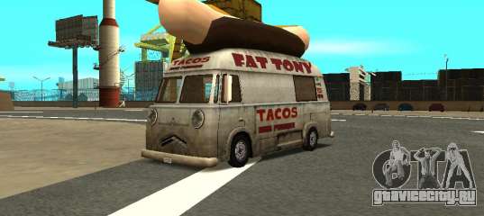 HotDog Fat Tony Tacos Tining 4X4 для GTA San Andreas