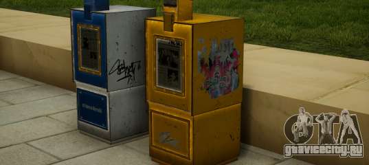 Zen Newspapers Stands для GTA San Andreas Definitive Edition